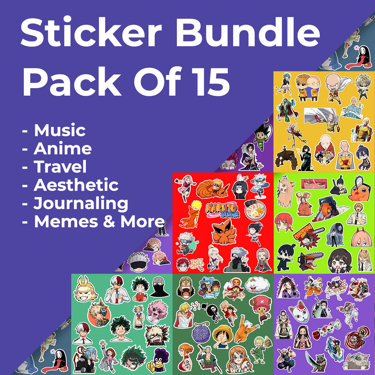 Bundle Of 15 Stickers – Peeekaboo