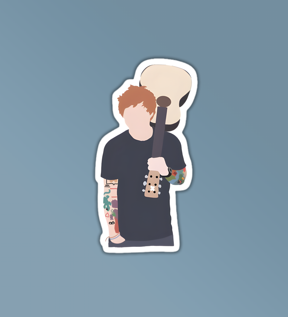 Ed Sheeran Sticker – Peeekaboo