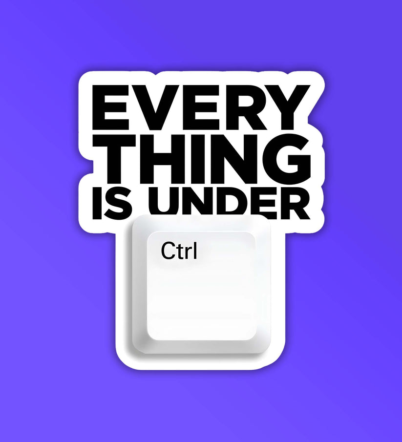 Under CTRL Programmer - Coding Sticker – Peeekaboo