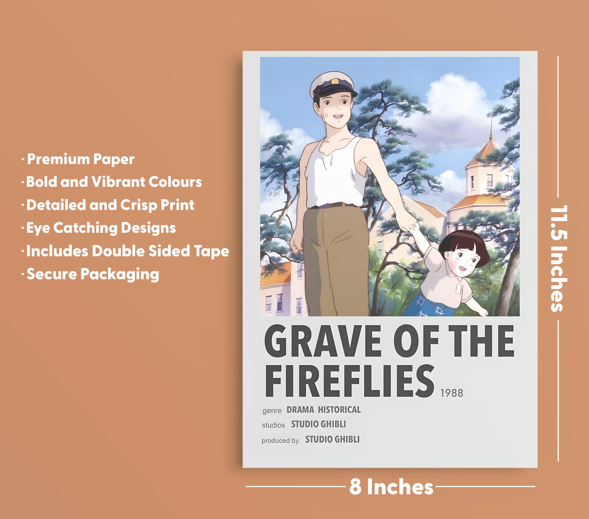 Grave Of The Fireflies - Poster – Peeekaboo