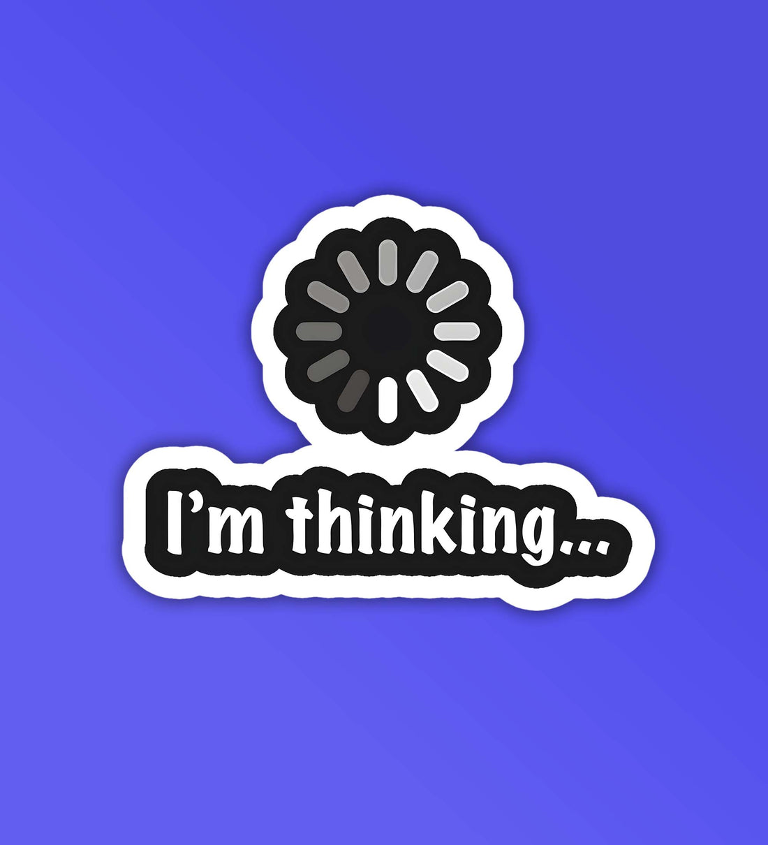 I'm Thinking Programmer - Coding Sticker – Peeekaboo