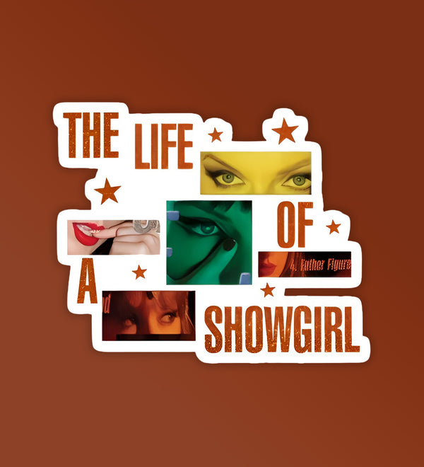Life Of A Showgirl | Taylor Swift Sticker – Peeekaboo