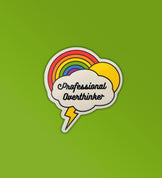 Professional Overthinker Sticker – Peeekaboo