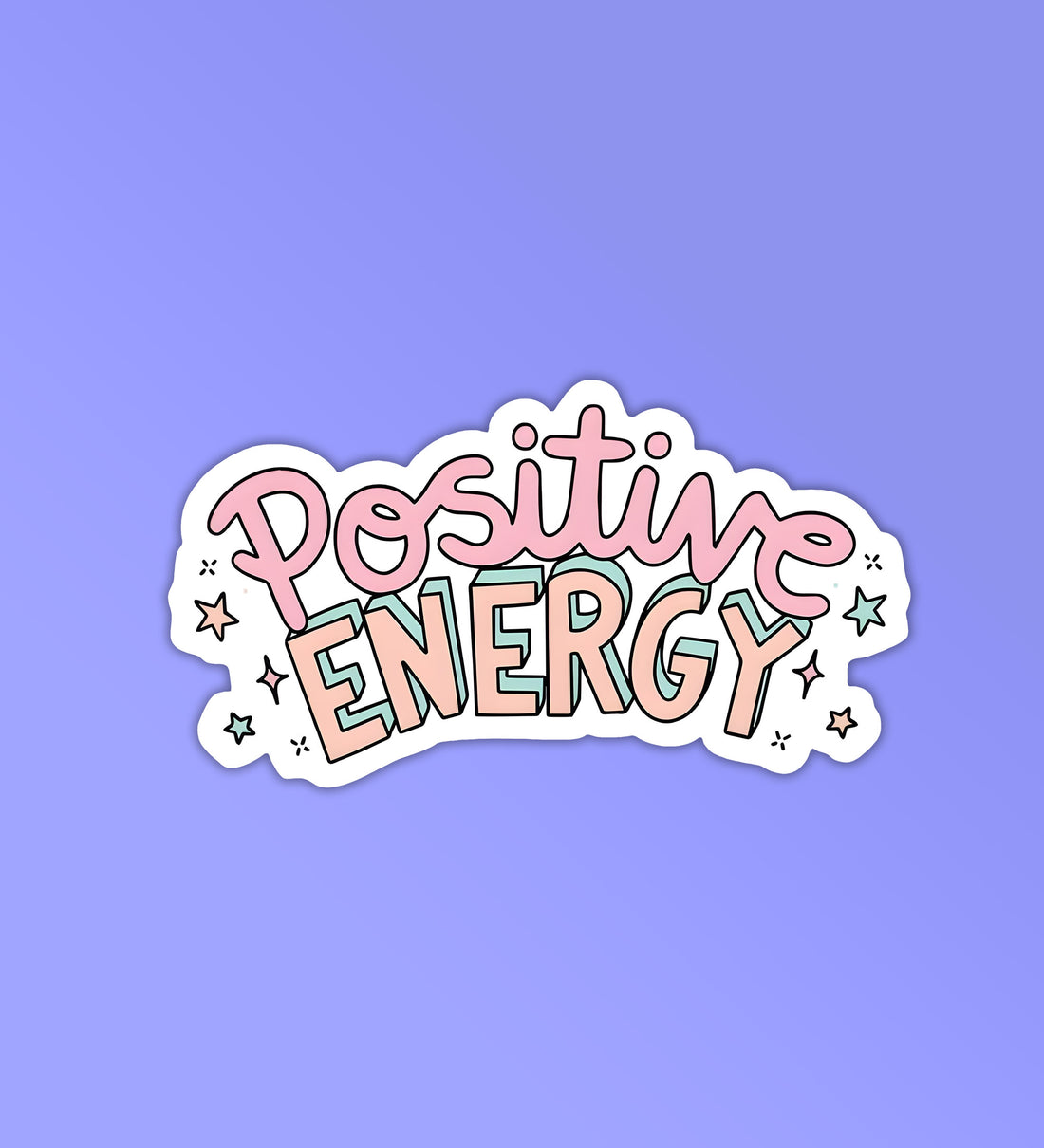 Positive Energy Sticker – Peeekaboo