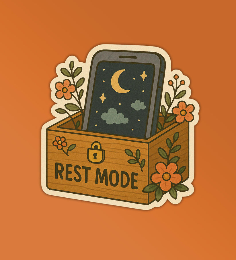 Rest Mode On Sticker – Peeekaboo