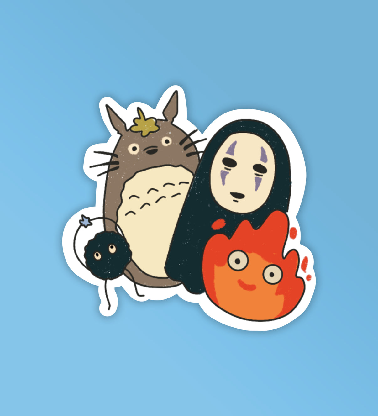 Studio Ghibli Characters - Laptop / Mobile Stickers – Peeekaboo