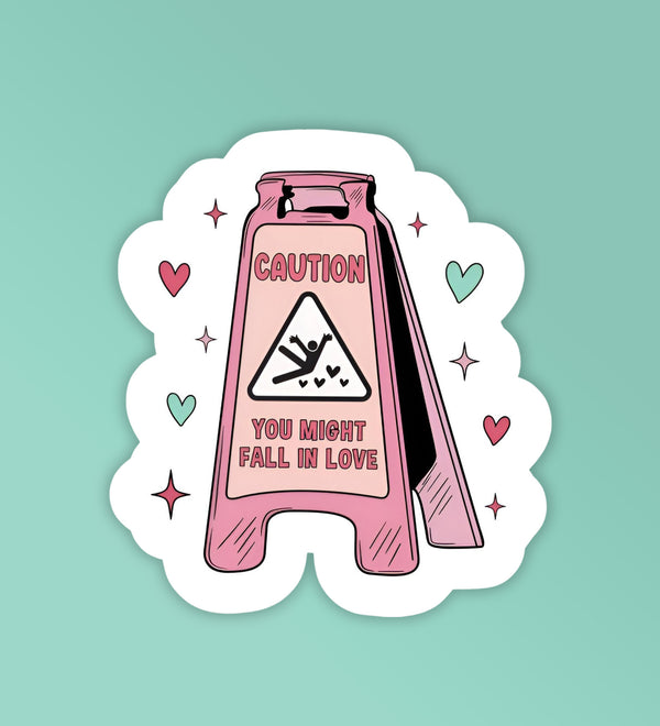 You might fall in love | Laptop & Mobile Stickers – Peeekaboo